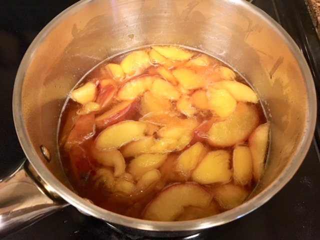 peach iced tea with mint – the speckled spork
